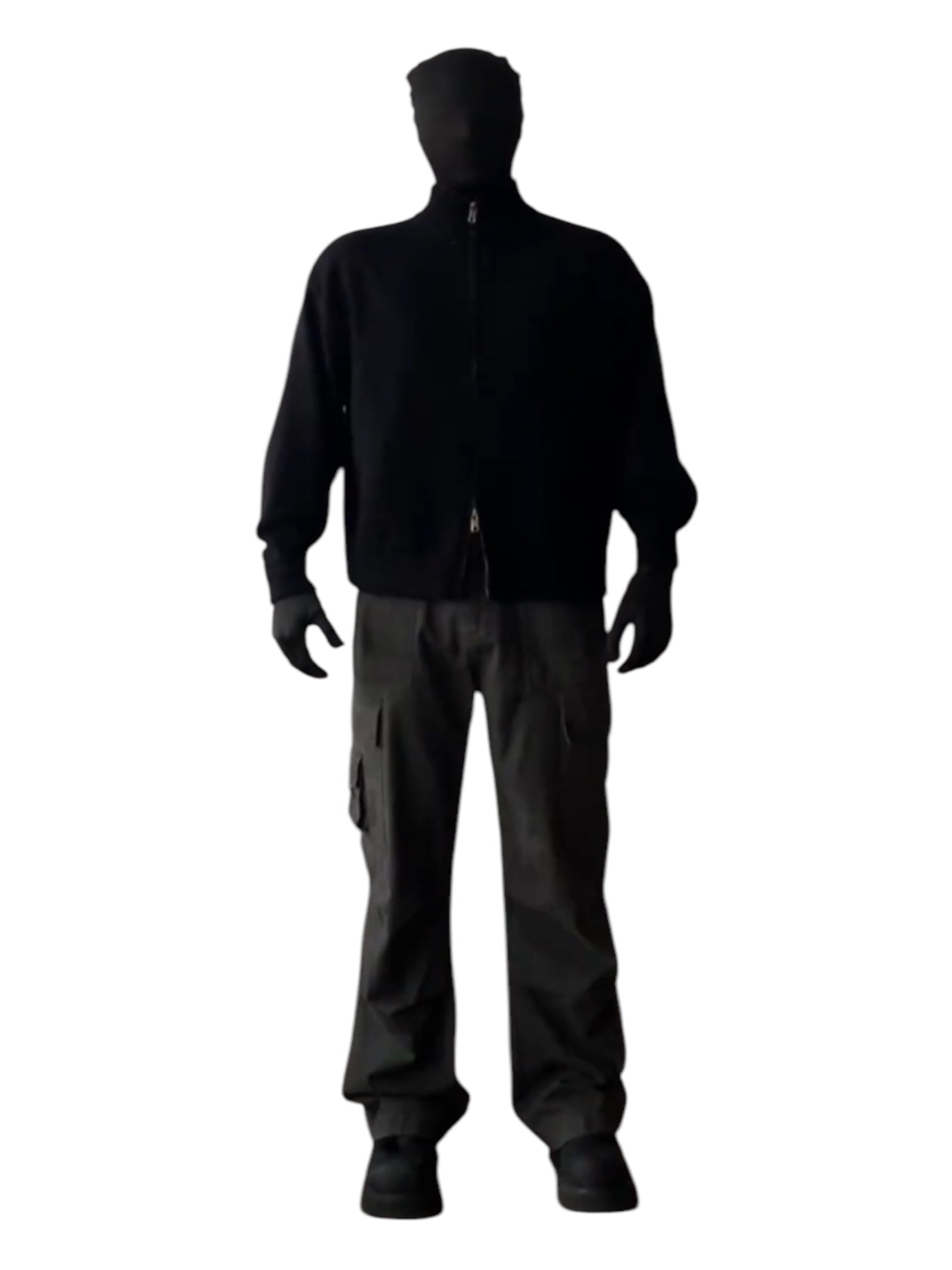 [WXB] KOREAN RIBBED ZIP-UP HIGH COLLAR shirt st4010 – stepblock