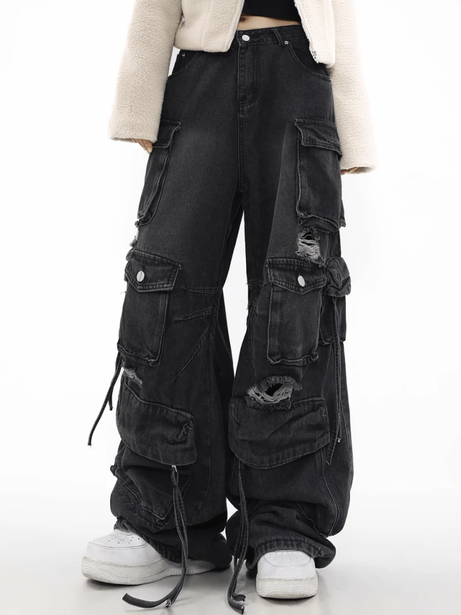 [MRNEARLY] multi-pocket jeans st1849 – stepblock